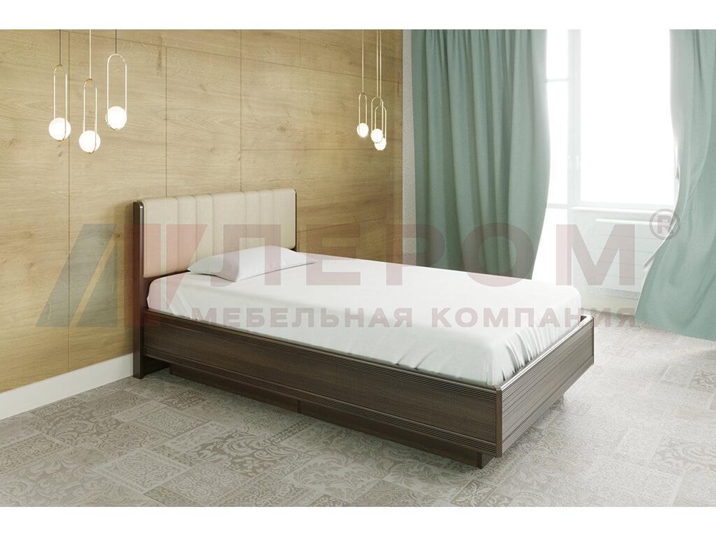 Кровать с мягким изголовьем КР-1012 1400х2000 Акация Молдау купить в ...