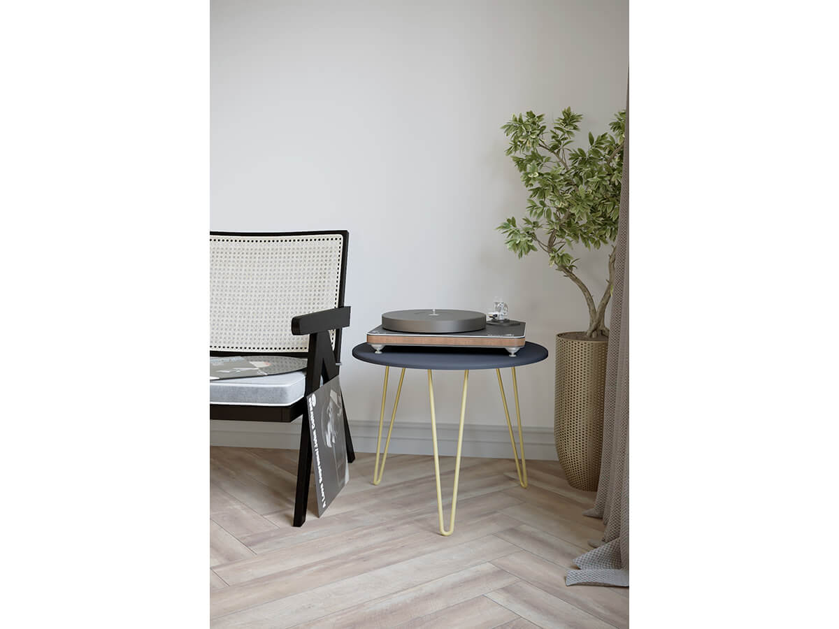 Стол журнальный Рид Голд 530 тёмно-синий купить в интернет-магазине ...