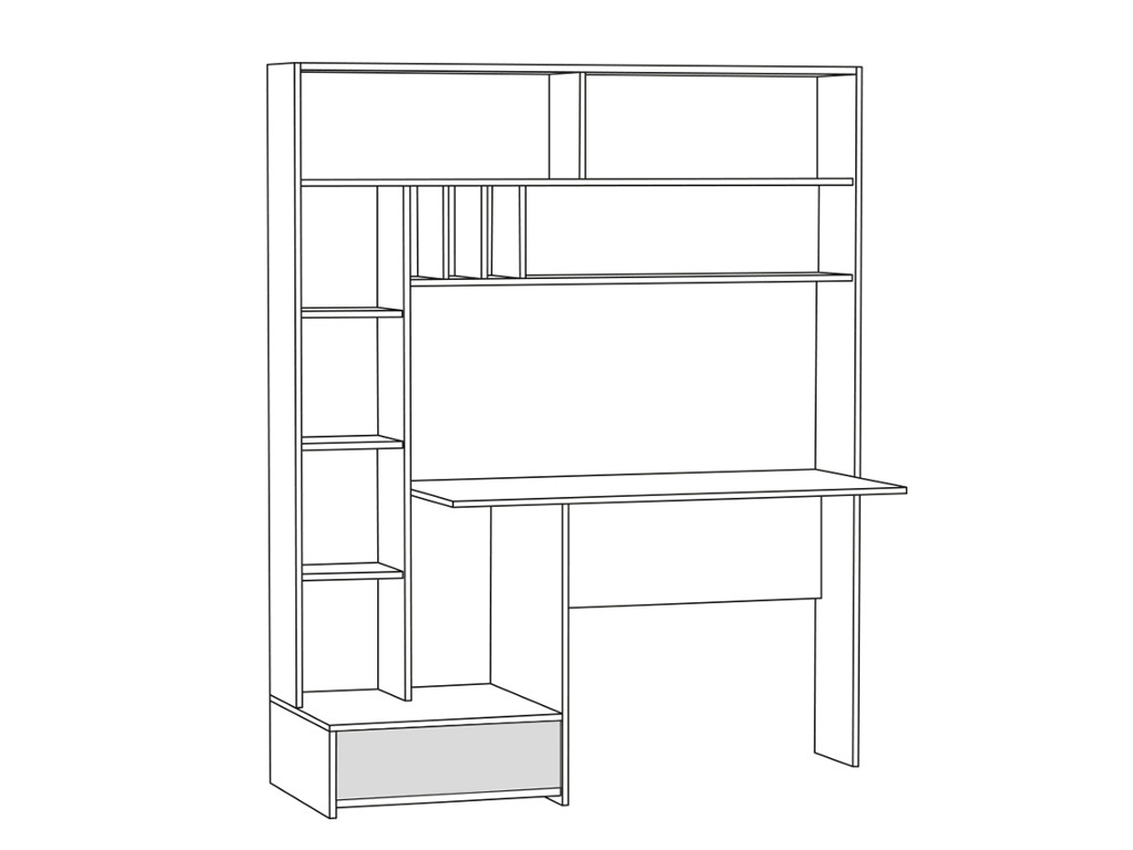 Стол письменный 03 243 Лайт купить в интернет магазине ЛаймМебель ру в Екатеринбурге